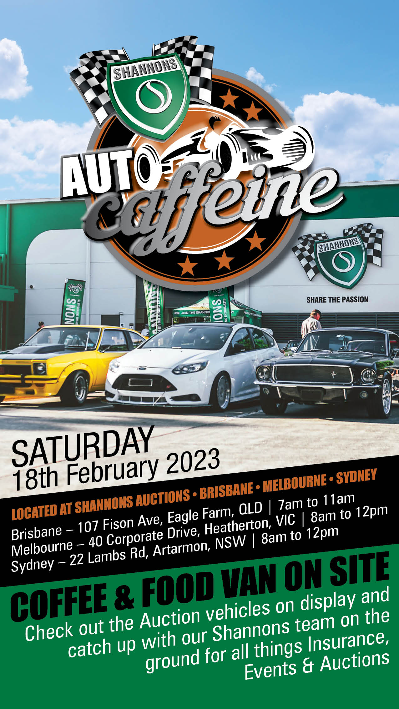 Shannons Auto Caffeine – 18 February – Australian Motor Heritage Foundation