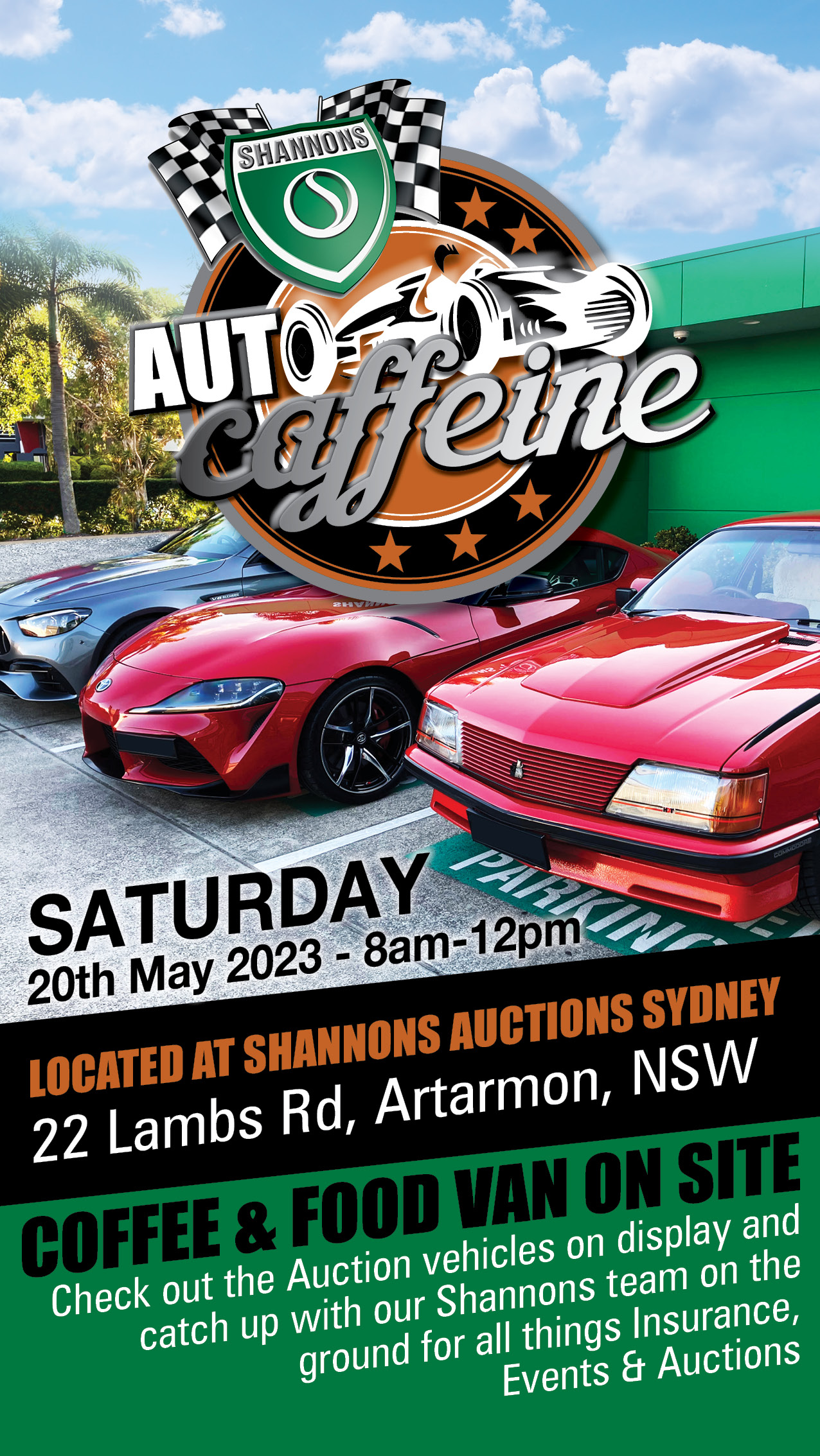 Shannons Auto Caffeine – 20 May – Australian Motor Heritage Foundation