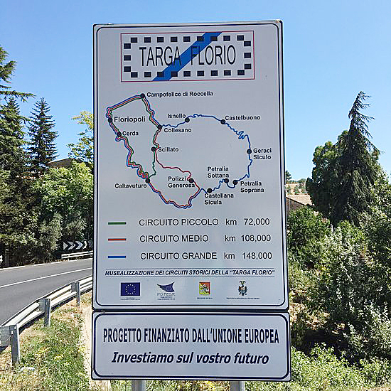 On the Targa with the Maestro