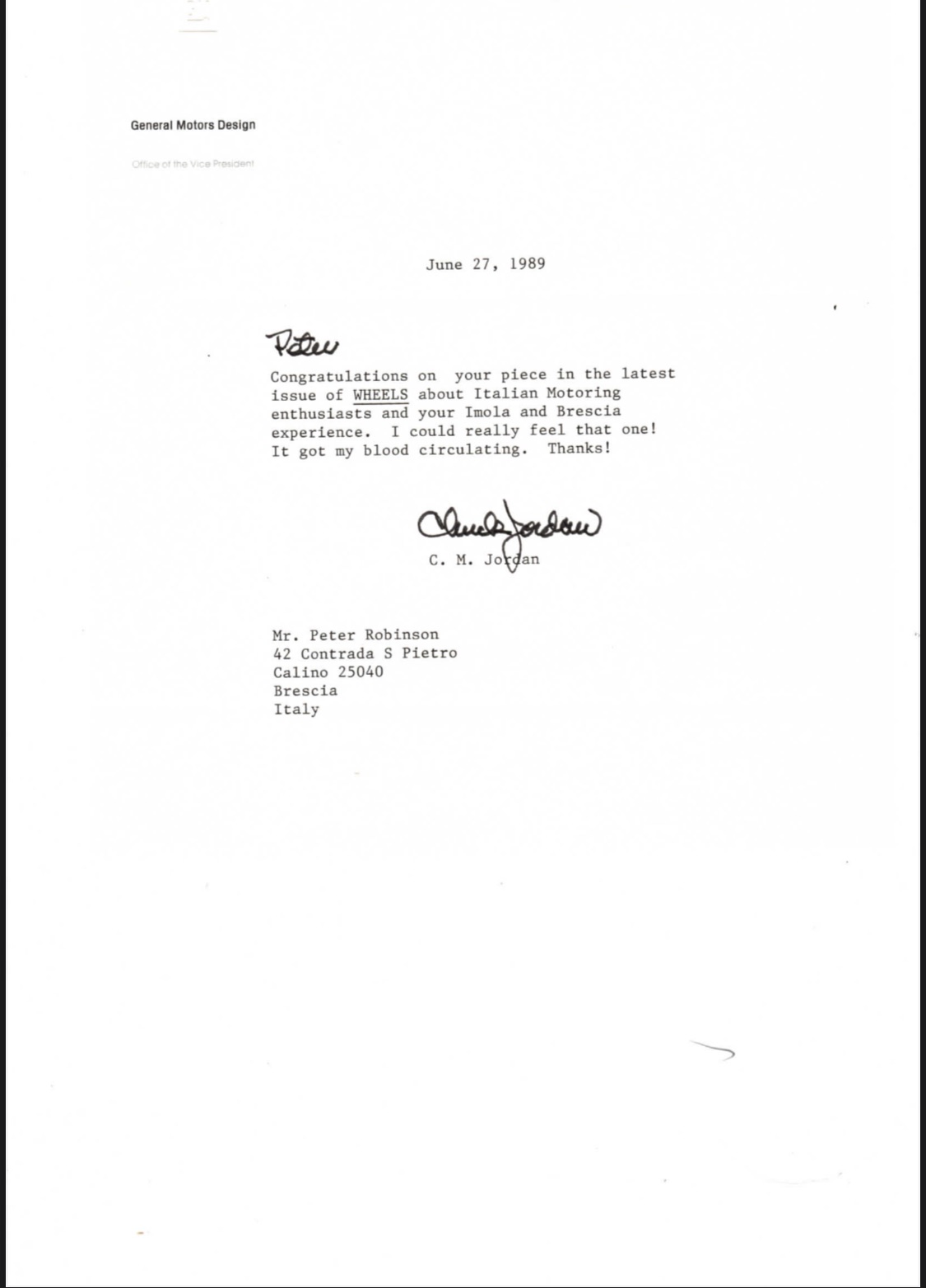 Chuck Jordan: the Chrome Cobra